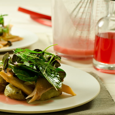 Calamansi Rhubarb Dressing