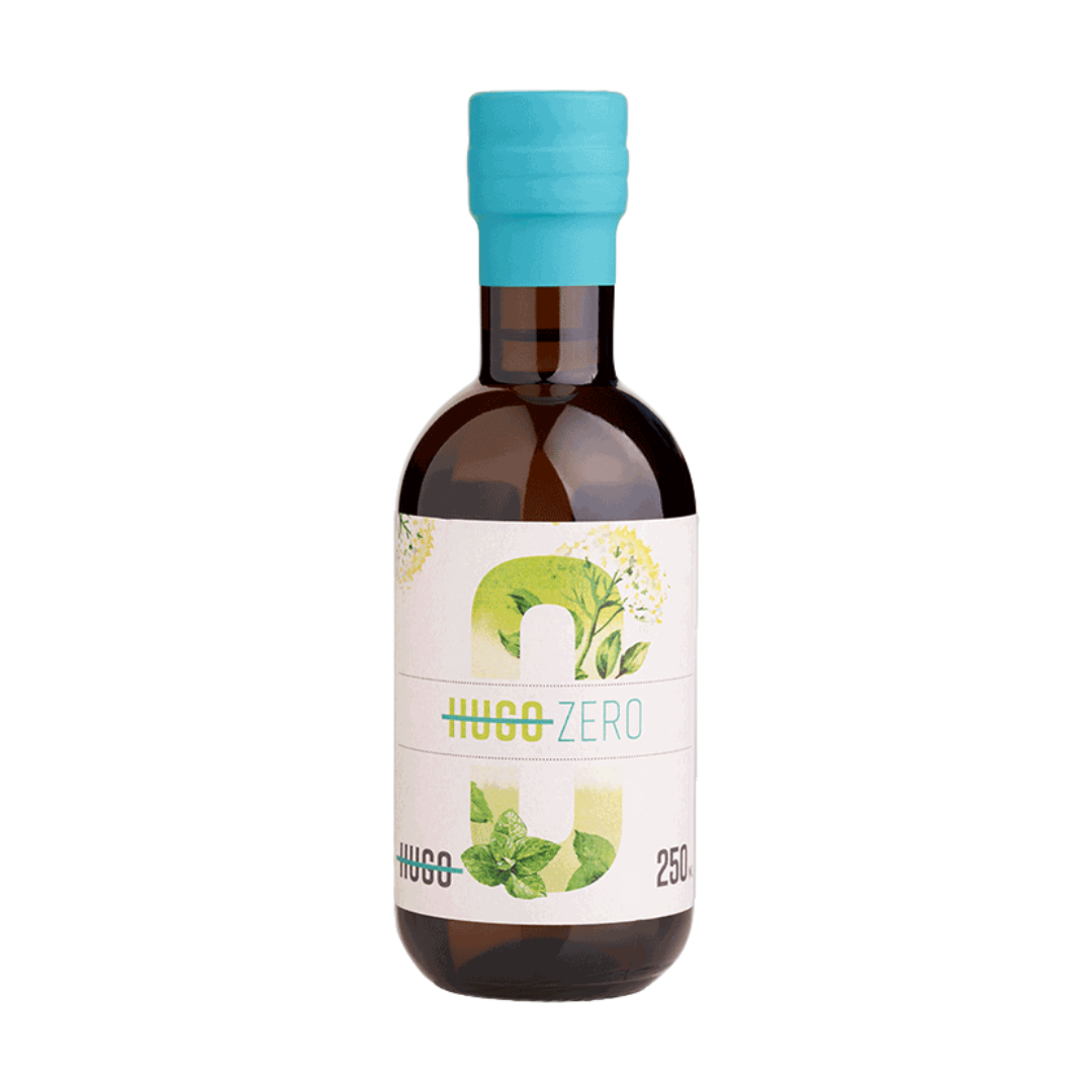 Hugo Zero Elderflower Syrup (Non-Alcoholic) | Lime & Mint
